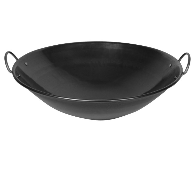 THUNDER GROUP STIR FRY WOK 19 INCH IRON CURVED - US Foods CHEF'STORE