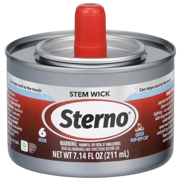 STERNO 6 HR STEM WICK CHAFING FUEL - US Foods CHEF'STORE