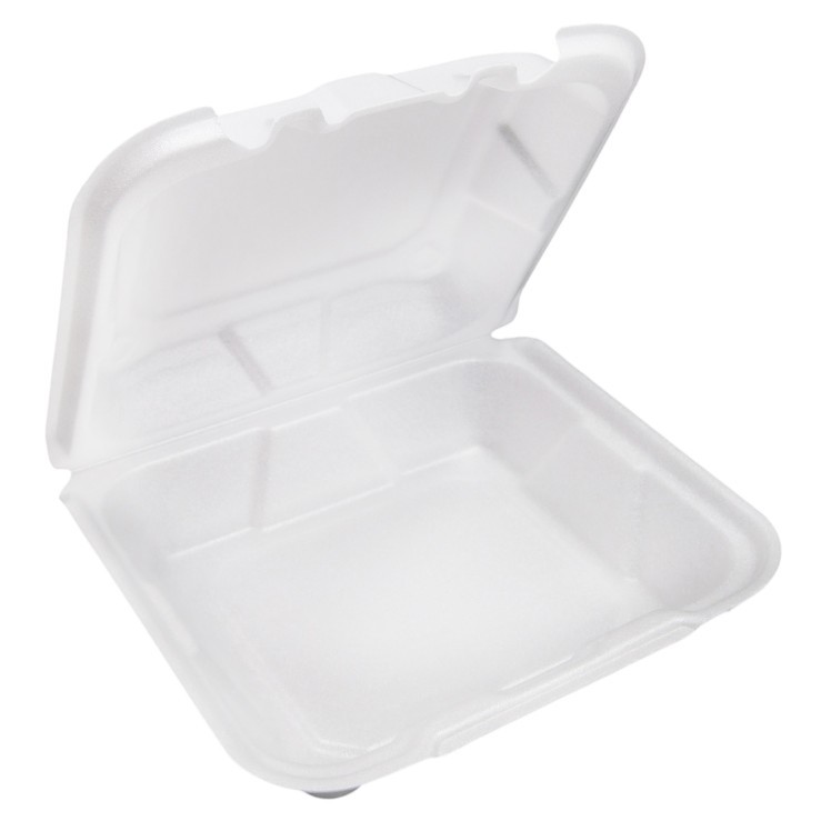 VALU PLUS CONTAINER 8X85 1 COMPARTMENT WHITE - US Foods CHEF'STORE