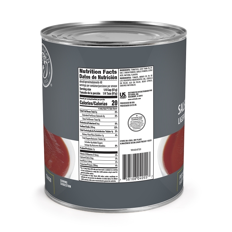 MONARCH-D SAUCE TOMATO CAN SHELF STABLE - US Foods CHEF'STORE