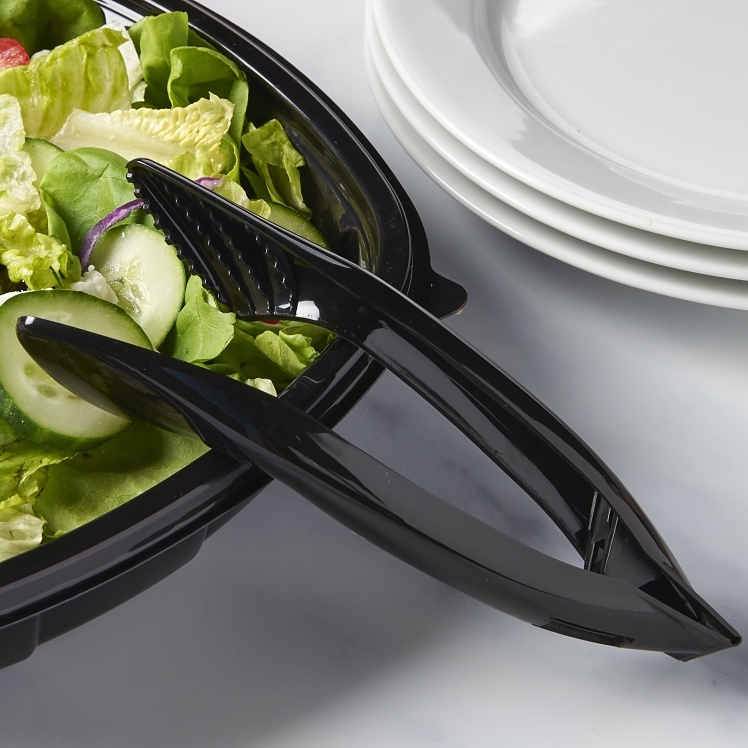 MONOGRAM BLACK POLYPROPYLENE FOLDING 6 INCH SERVING TONG - US Foods ...
