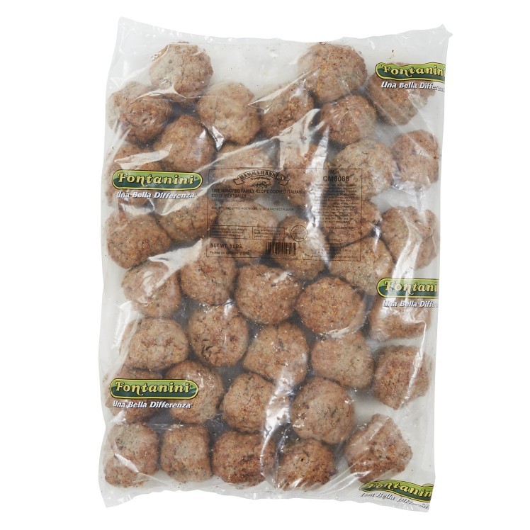 FONTANINI MEATBALLS PORK BEEF ITALIAN COOKED 2 OZ - US Foods CHEF'STORE