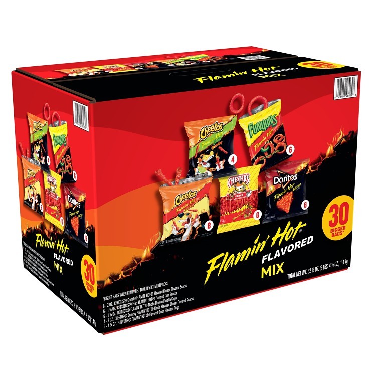 FRITO LAY VARIETY PACK CHIPS FLAMING HOT 30 COUNT - US Foods CHEF'STORE